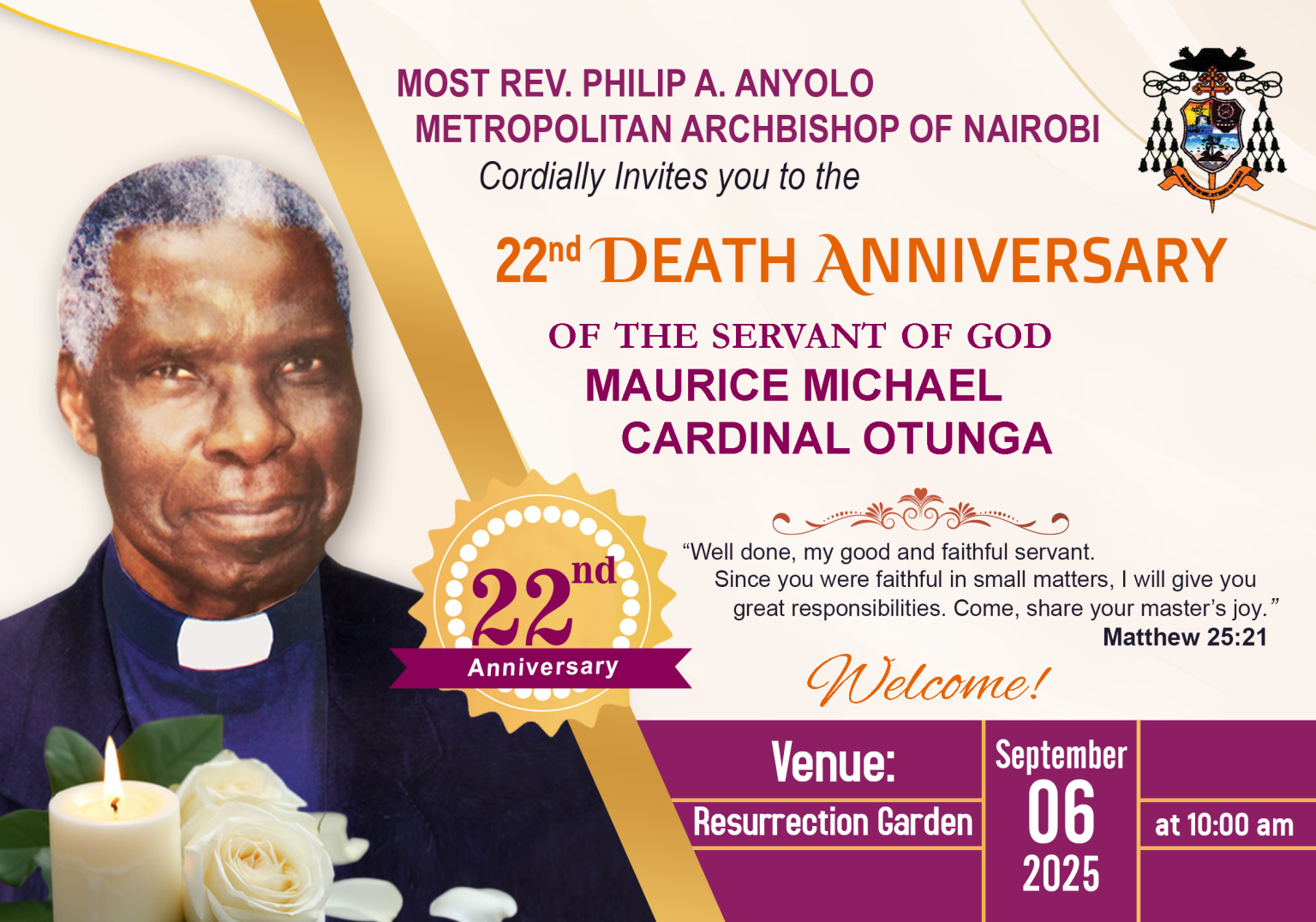 CARDINAL OTUNGA Servant of God